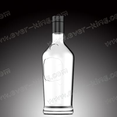 Cina bottiglia di vetro del whiskey 700ml con la vite Cork Lid in vendita