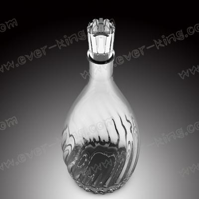 Cina 750ml ha placcato le bottiglie a forma di mela di vetro del liquore in vendita