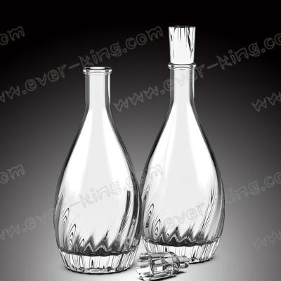 Cina 750ml ha placcato le bottiglie a forma di mela di vetro del liquore in vendita