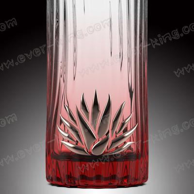 China Het Glasfles Logo Embossed Customized 750ml van de alcoholische drankgeest Te koop