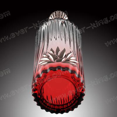 China Het Glasfles Logo Embossed Customized 750ml van de alcoholische drankgeest Te koop