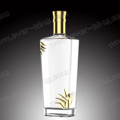 Cina La tequila di vetro del cappuccio di Ropp della vite imbottiglia chiaro Customed vuoto in vendita