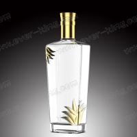 China Tequila Empty Glass Bottles With Screw Cap for sale