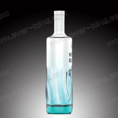 China Costume de vidro do espírito da vodca do licor da impressão deslocada com tampão de alumínio à venda