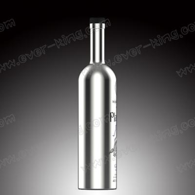 Cina La bottiglia placcata del liquore di vetro della vodka del vino di spirito ha personalizzato 500ml in vendita