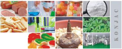 China Natural food additives of Konjac powder for sale