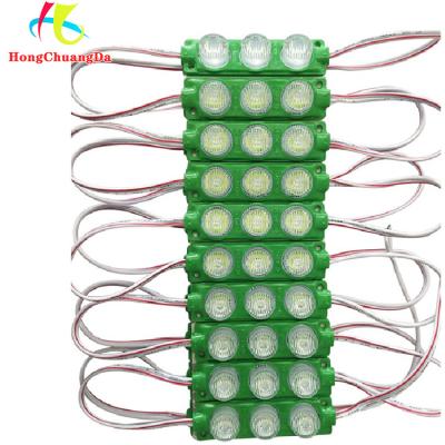 China Brilho alto de luz de lado do diodo emissor de luz 3W 3030 da C.C. 12V/24V 3 com os módulos do diodo emissor de luz da lente à venda
