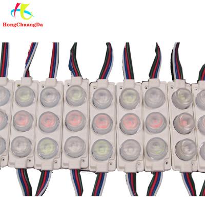 China El RGB llevó la ampolla del canal del módulo 12v 3leds 3W de la inyección pone letras a hacer publicidad el módulo llevado al aire libre de la caja en venta