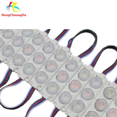China El RGB llevó la ampolla del canal del módulo 12v 3leds 3W de la inyección pone letras a hacer publicidad el módulo llevado al aire libre de la caja en venta