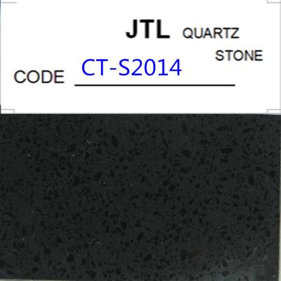 China high quality crystal black artificial quartz stone for sale