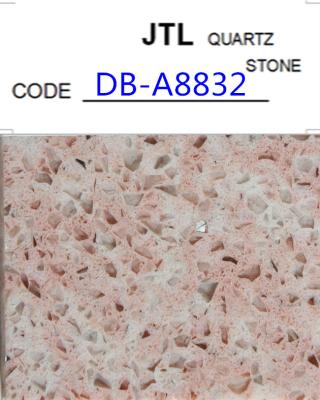China Artificial Engineer double color Crystal Starlight Quartz Stone Slab Polished for sale
