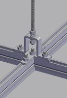 China Structural Grid Ceiling- Rod Adjuster for sale
