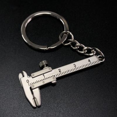 Cina Catena chiave personale portatile Mini Vernier Caliper Measuring Gauging Tools del metallo in vendita