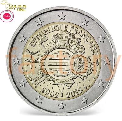 Cina La sfida morbida del metallo dello smalto conia il ricordo in bianco brillante dell'euro della pressofusione di abitudine 3D in vendita