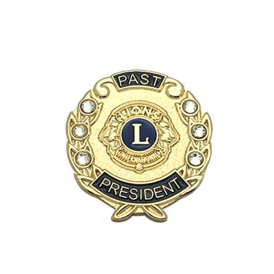 Cina Smalti duro il risvolto in lega di zinco del metallo appunta il regalo su ordinazione del fumetto di Lions Club in vendita