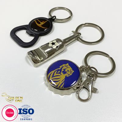 Cina La catena chiave apri di bottiglia di birra della cavaturaccioli ha personalizzato il metallo della novità in vendita