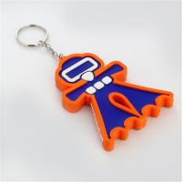 China Soft PVC Key Chain Ring Personalized Custom Logo For Promotion Gift for sale