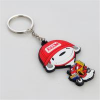 China Soft PVC Key Chain Ring Personalized Custom Logo For Promotion Gift for sale