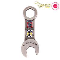 China Silver Plating Custom Logo Bottle Opener Practical Metal Soft Enamel for sale