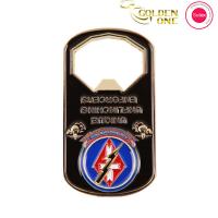 China Silver Plating Custom Logo Bottle Opener Practical Metal Soft Enamel for sale
