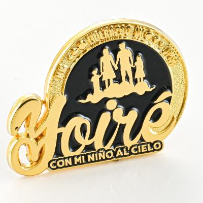 中国 メーカー オーダーメイド ロゴ ゴールドプレートバッジ メタル 柔らかいエナメルピン 約束のパスファインダーピンを信じてください 販売のため