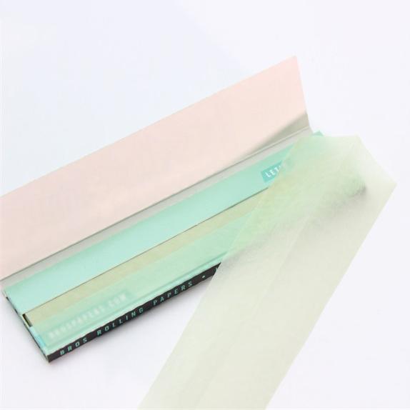 Colored Raw Organic  Paper King Size Slim Rolling Papers