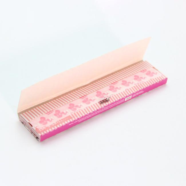 Pink Smoking Rolling Paper 14gsm Paper Unbleach  Paper