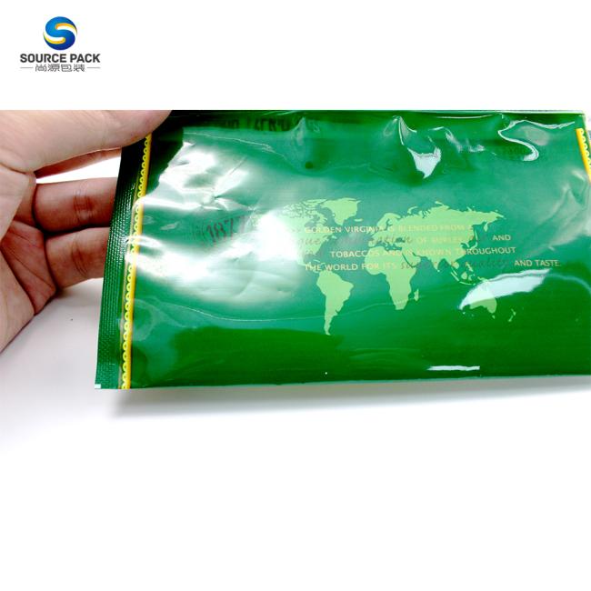 Eco-Friendly 25g 50g Customizable Printed Tobacco Pouch with Zipper