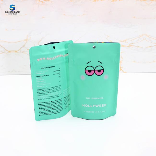 Custom Moisture-proof  Weed Packaging with Ziplock Closure for  Weed  
