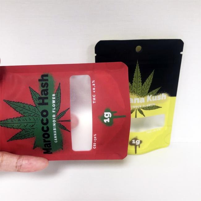 Custom Packaging Bag for 1g CBD Flower with Laminated Materials