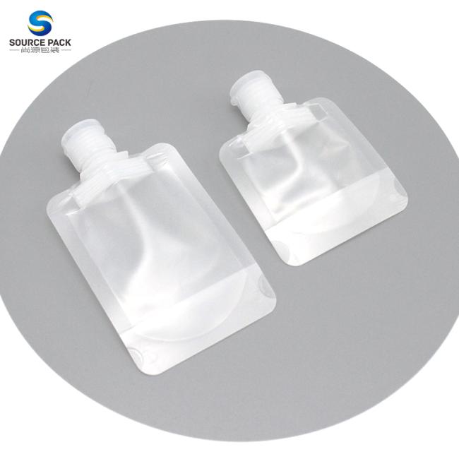 Customizable Spout Pouch Packaging for Cosmetics Lotion Shampoo Liquid