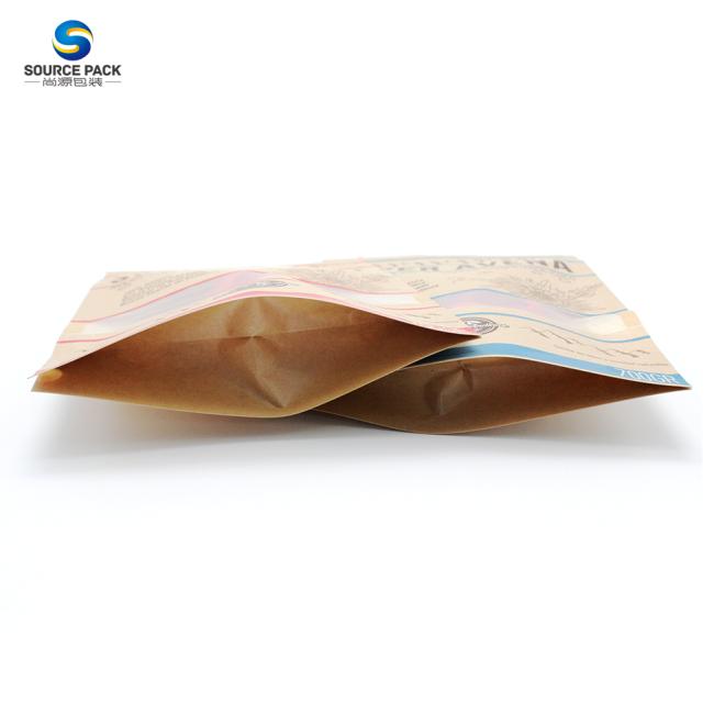 Customizable Stand Up Pouch with Zipper Top in Eco Friendly Materials