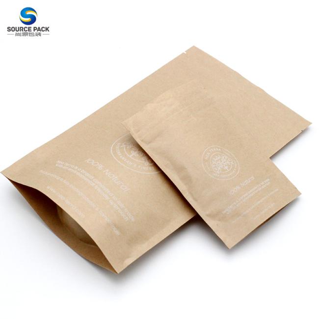 Customizable Stand Up Pouch with Zipper Top in Eco Friendly Materials