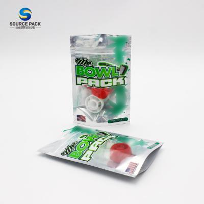 Китай Общая упаковка Ziplock Mylar Weed с матовой отделкой поверхности для золотой штамповки продается