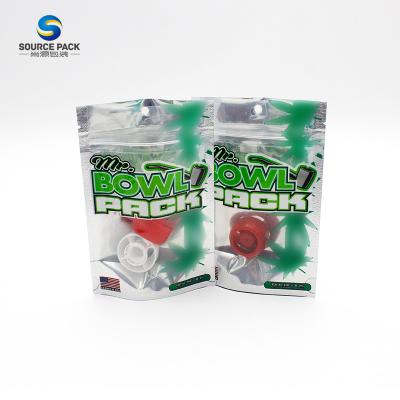 Китай Общая упаковка Ziplock Mylar Weed с матовой отделкой поверхности для золотой штамповки продается