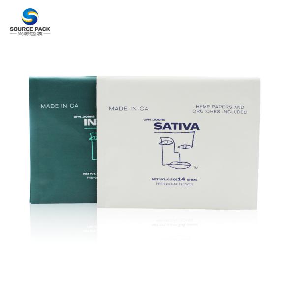 Quality 15g 20g 25g Customized Ziplock Plastic Cigarette Tobacco Bags for sale