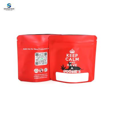 China Custom Printing Resealable Mylar Bag Smell Proof Stand Up Pouch Zipper for sale