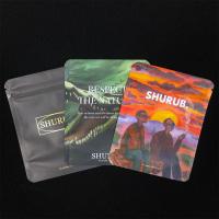 Quality Food Grade Weed Packaging Bag 3.5g Doypack Stand Up Pouch With Zip Lock for sale