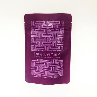 China UV Printing Holographic Stand up Pouch Ziplock Mylar Packaging Bag for Weed Food Te koop