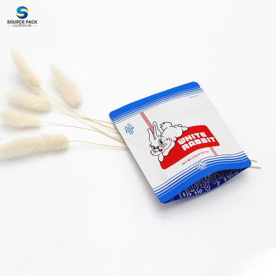 Cina Al dettaglio Doypack Weed Packaging 3.5g Custom Printed Mylar Bag con cerniera in vendita