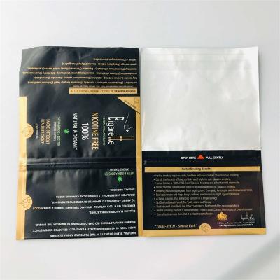 China Eco Friendly Recyclable Plastic Rolling Tobacco Packaging Baccy Pouch With Zipper for sale