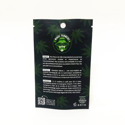 China Sacos de embalagem de ervas daninhas ecológicas para ervas CBD Flor / Resistente a crianças Certificado à venda