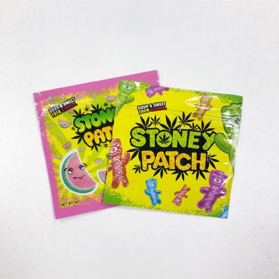 Cina Zipper Gummies Sacchetti di imballaggio Marijuanna Custom Foil Mylar Bag per dolci e medicine in vendita