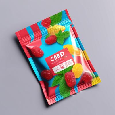 China Kinderwaardig Zipper Mylar Weed Packaging Bag 3 Side Seal 420 Pouch met zachte aanraking Te koop