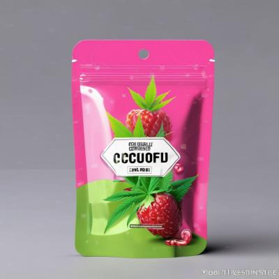 China Plastic Ziplock Weed Packaging Bag 420 Mylar Pouch voor CBD THC Food Candy Gummy Te koop