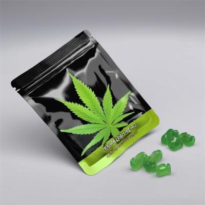 Cina Soft Touch Weed Packaging Bag Flat Pouch With Custom Printing And Laminated Plastic in vendita