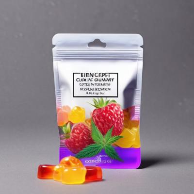 Cina Soft Touch Weed Packaging Bag Flat Pouch With Custom Printing And Laminated Plastic in vendita