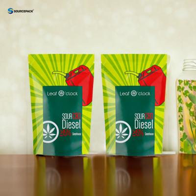 China Custom Digital Print Candy Bar Smellproof Packaging Ziplock Pouches With Logo Customizable Te koop