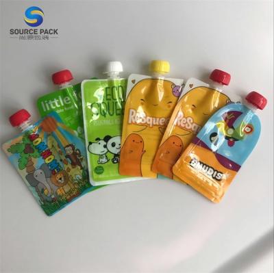 China Customizable Glossy Matte Liquid Spout Pouch For Food Packaging Wholesale Te koop