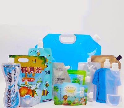 China Customizable Glossy Matte Liquid Spout Pouch For Food Packaging Wholesale Te koop